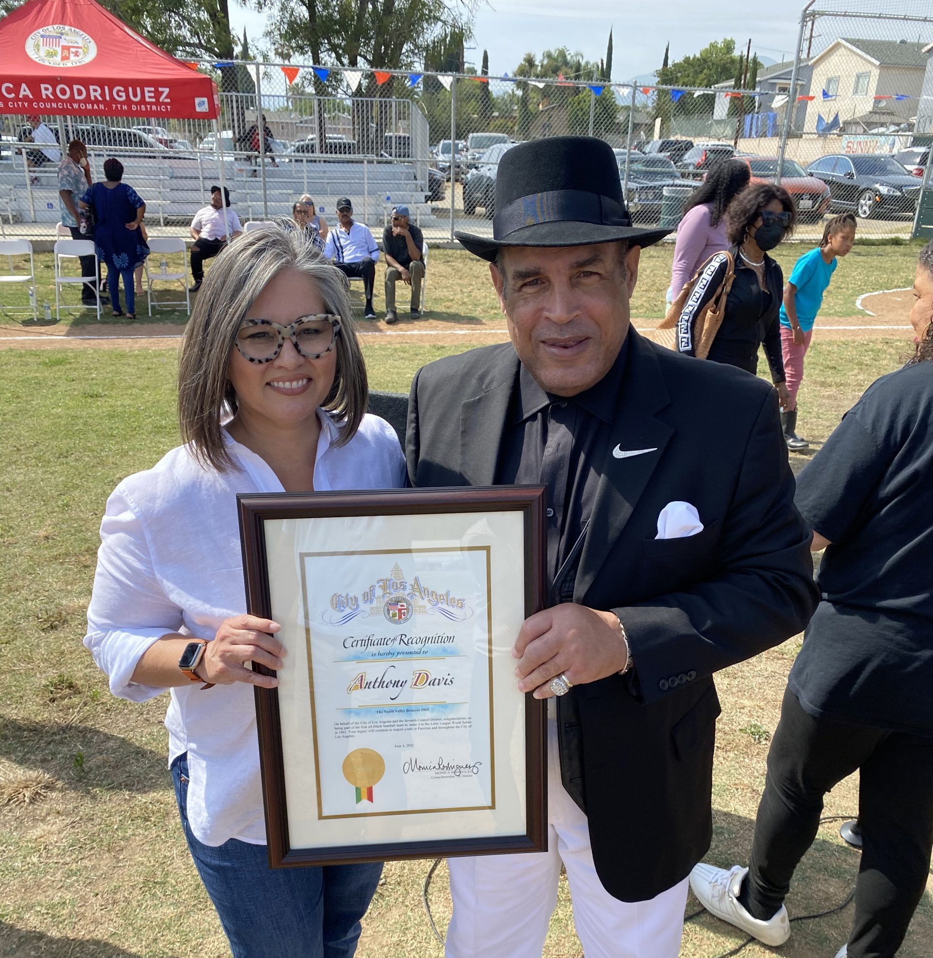 Historic All African American Pacoima Little League Team Honored