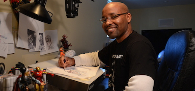 How to Draw Superheroes With Evan Burse - The San Fernando Valley Sun
