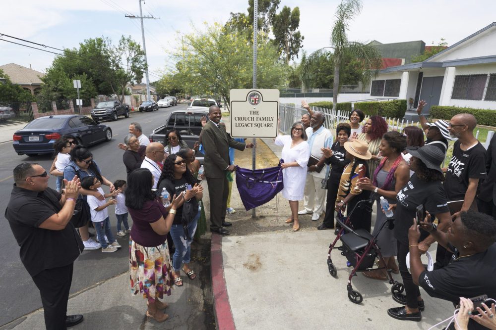 Unveiling of the Crouch Family Legacy Cultural Sign - The San Fernando ...