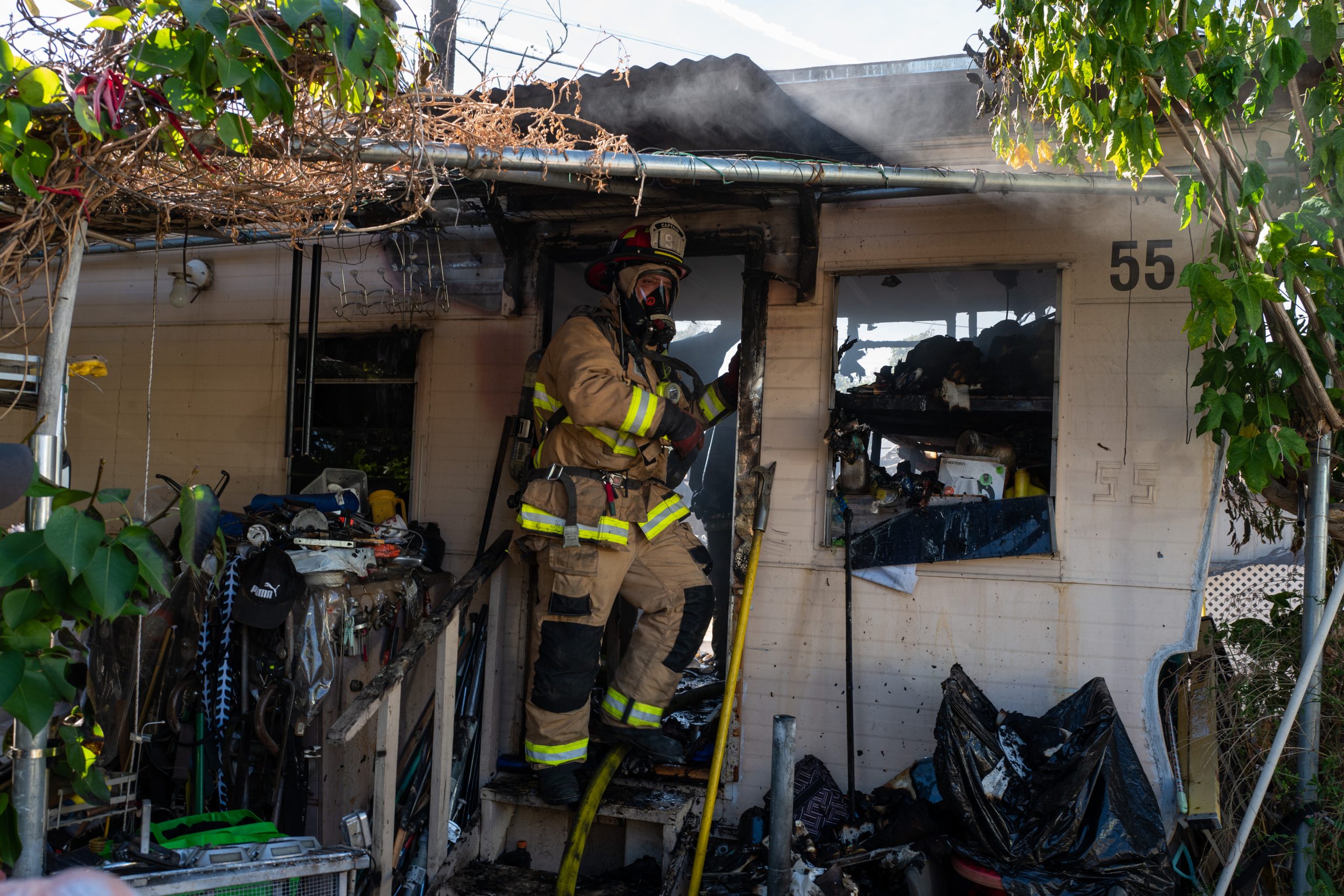 Una Casa Destruida y Dos Dañadas en un Incendio en un Parque de ...