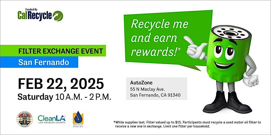 Oil Filter Exchange Event - The San Fernando Valley Sun