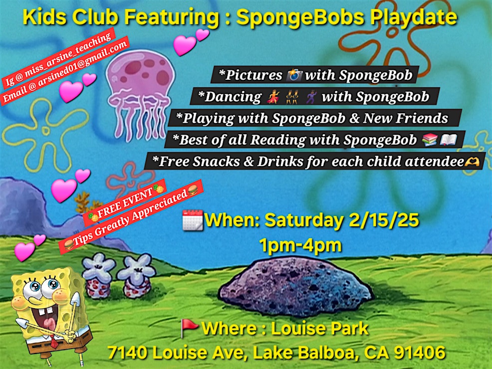 FREE SpongeBob Meet & Greet Event - The San Fernando Valley Sun
