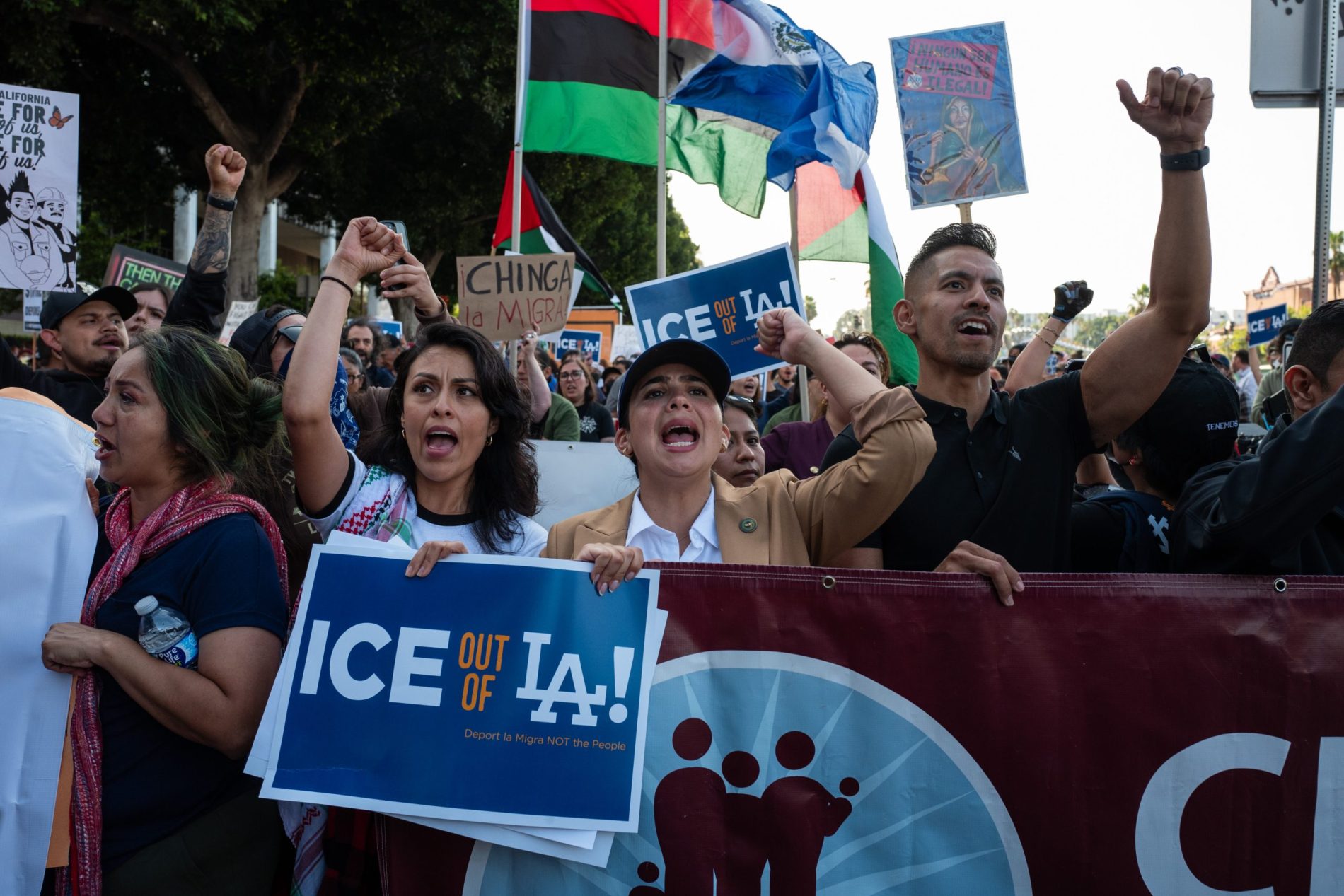 Elected Officials React to Immigration Raids in LA and Condemn Trump’s ...