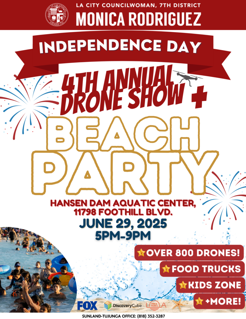 Independence Day 4th Annual Drone Show - The San Fernando Valley Sun