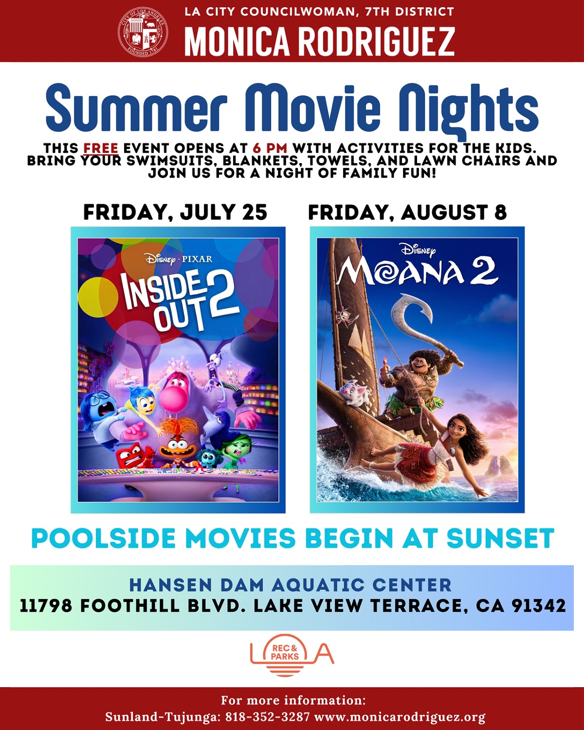 Summer Movie Nights - The San Fernando Valley Sun