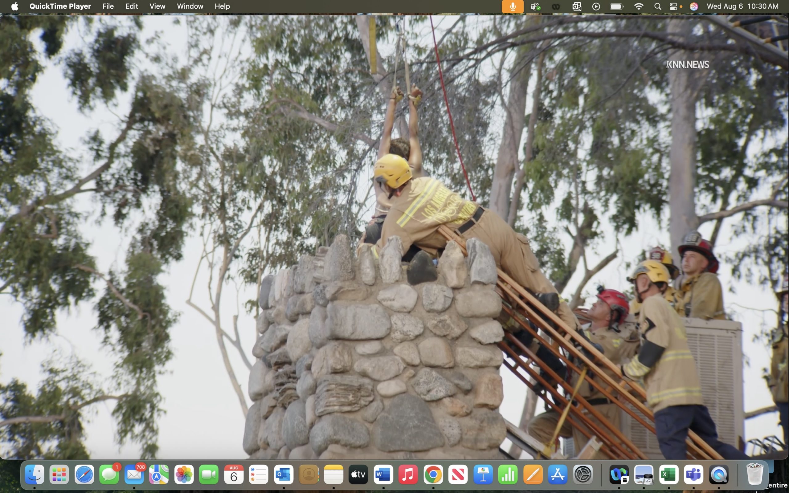 LAFD Rescues Woman Stuck in Rock House Chimney at Rec Park - The San ...