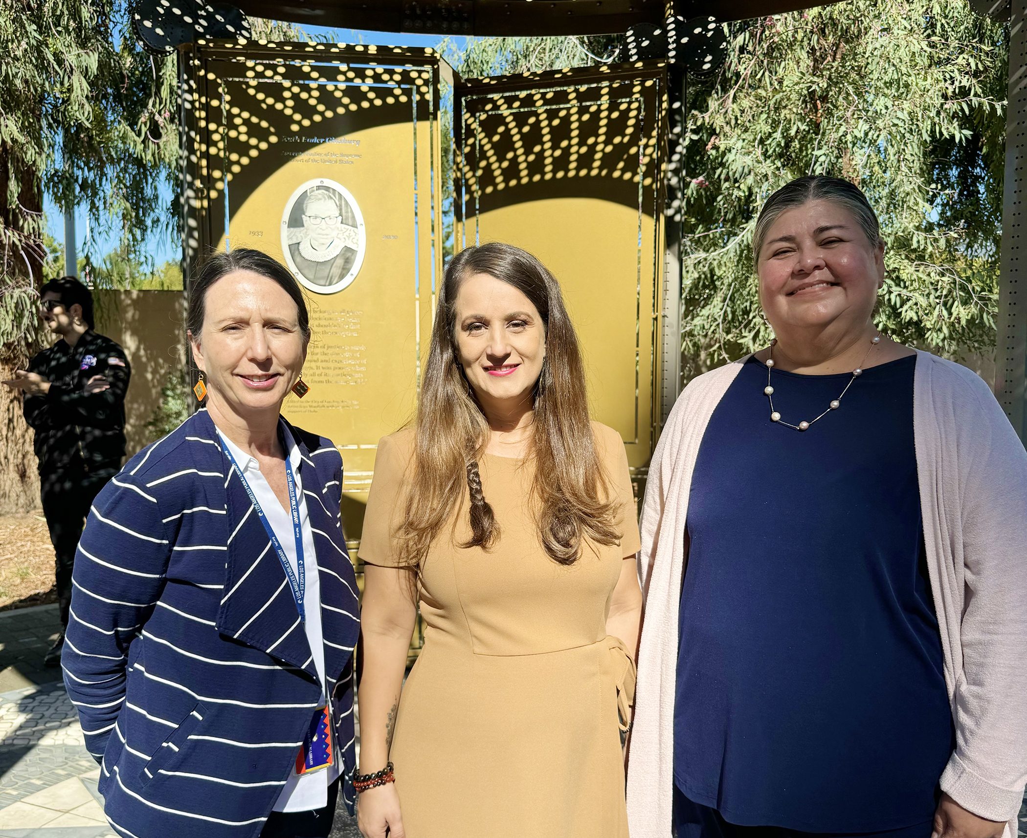 City of LA Celebrates New Monument Honoring the Late Supreme Court ...