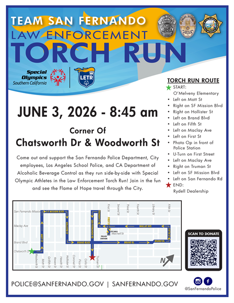 Law Enforcement Torch Run - The San Fernando Valley Sun