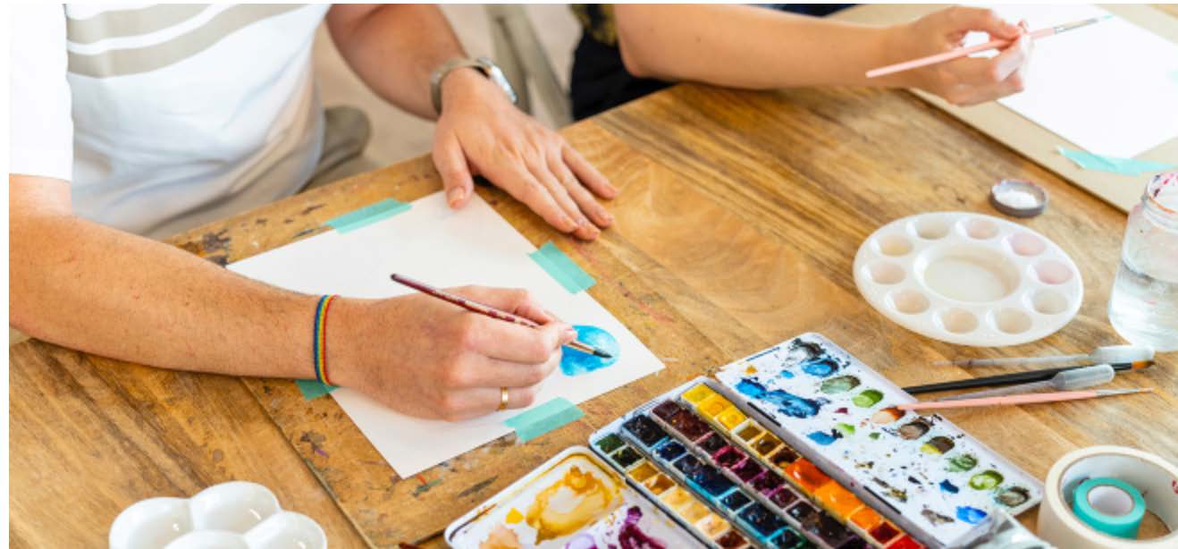 Watercolor Painting for Teens - The San Fernando Valley Sun